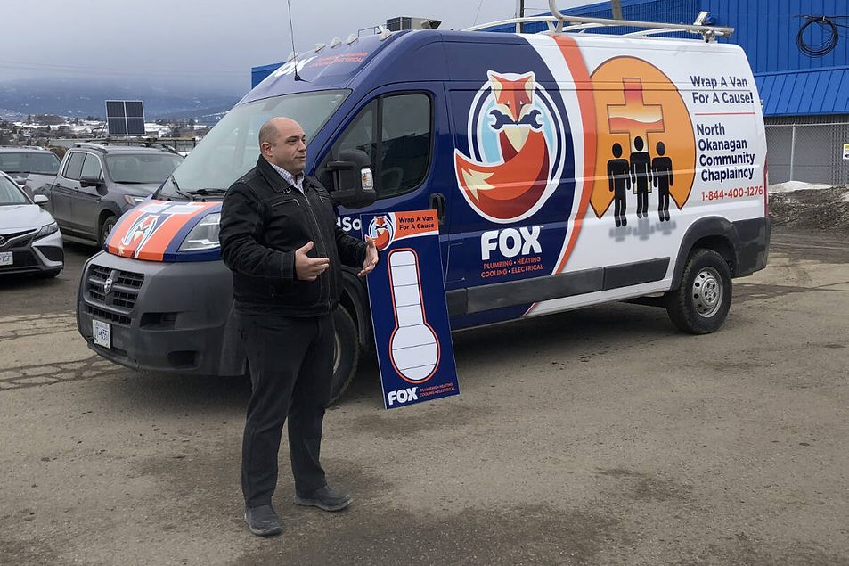 Fox Plumbing Wraps a Van for Charity | phcppros