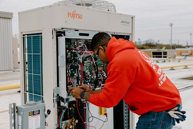 Heat Pumps Serve Renovated Trade School | phcppros