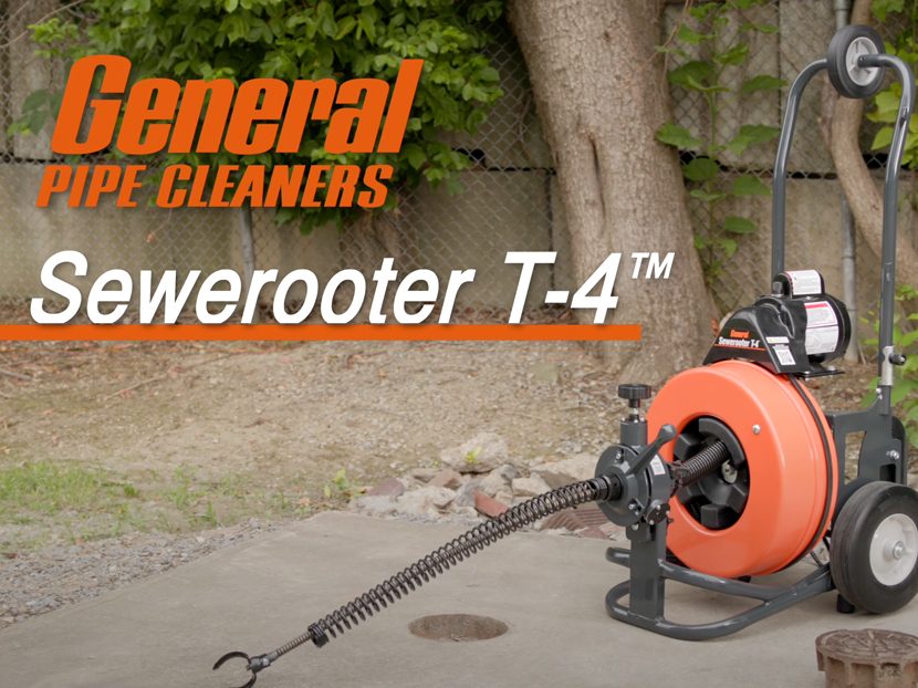 General Pipe Cleaners Sewerooter T 4: New Mid-Size Machine With More ...