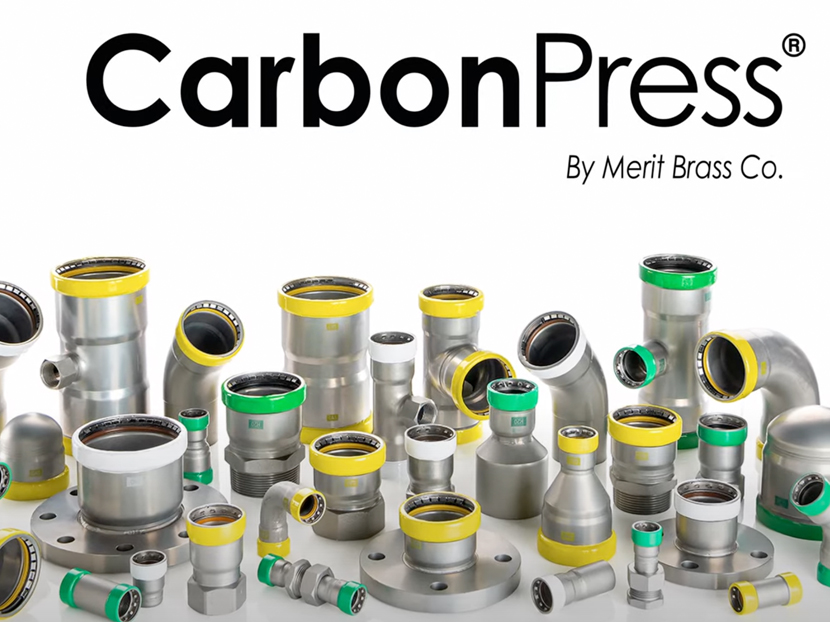 Large Diameter CarbonPress® Fittings by Merit Brass Co. NOW AVAILABLE | phcppros