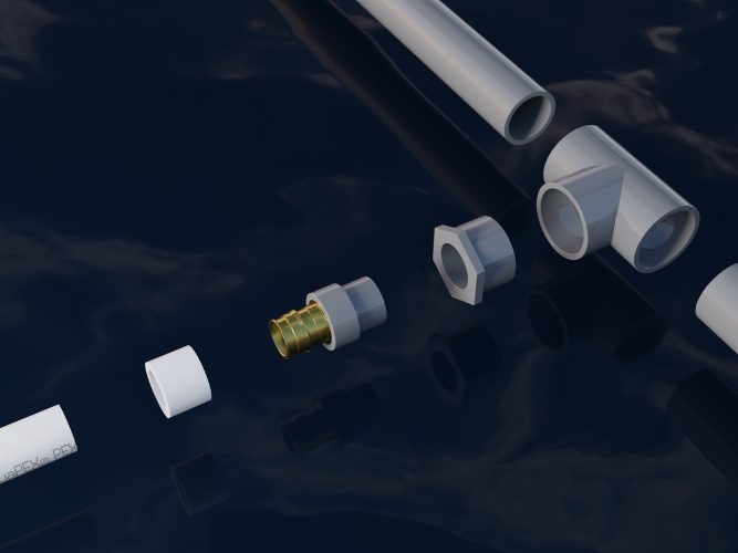 Uponor ProPEX LF Brass Schedule 80 CPVC Adapters | phcppros