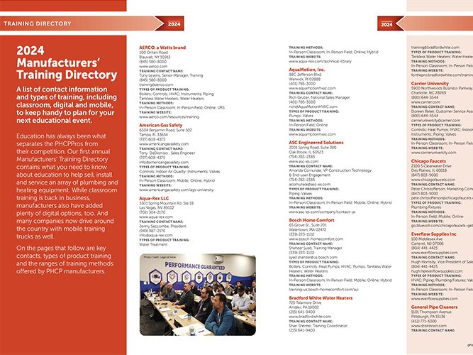 Get Featured in the PHCPPros 2025 Manufacturers' Training Directory | phcppros