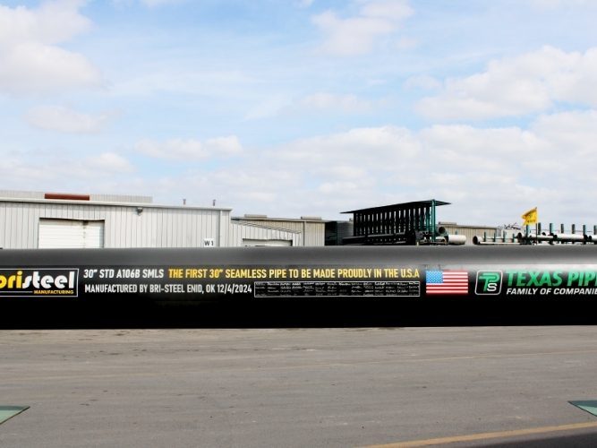 Bri-Steel Achieves U.S. First with 30-Inch Carbon Seamless Pipe, Now ...