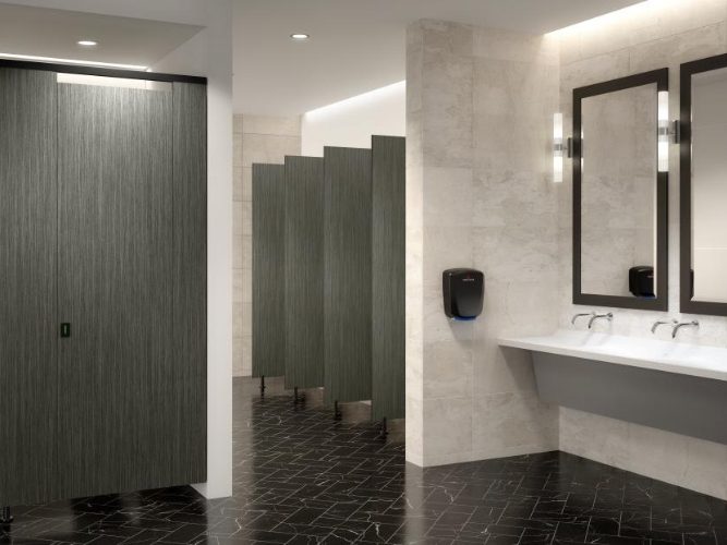 Zurn Elkay Water Solutions Hadrian Phenolic Toilet Partitions | phcppros