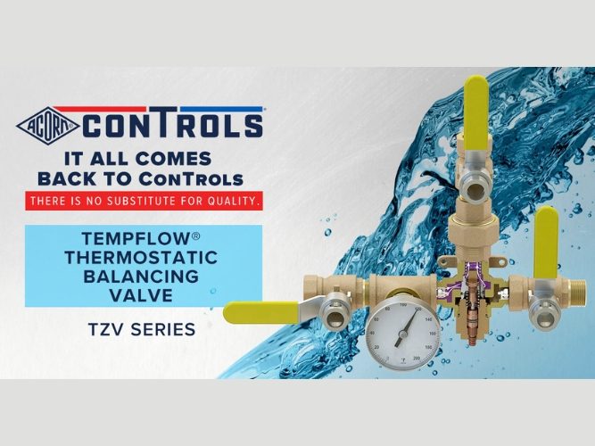 Acorn-ConTrols TempFlow Thermostatic Balancing Valve | phcppros
