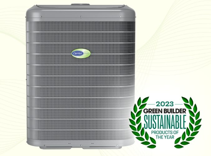 Green Builder Media Names Carrier Infinity 24 Heat Pump with Greenspeed ...