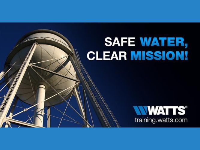 Watts Announces Safe Water, Clear Mission eLearning Campaign to Advance ...