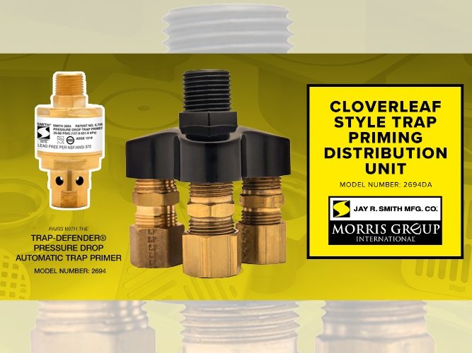 Cloverleaf-Style Trap Priming Distribution Unit | phcppros