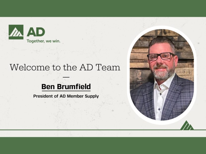 AD Appoints Ben Brumfield President, AD Member Supply | phcppros