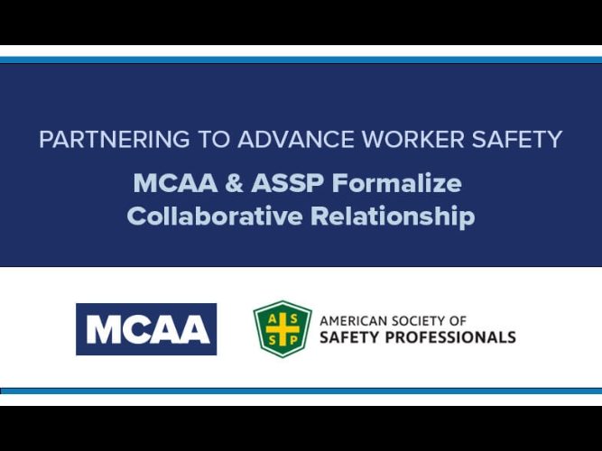 MCAA and ASSP Formalize Collaborative Relationship to Advance Worker ...