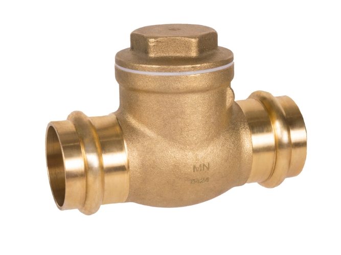 Matco-Norca 521PLF Brass Press Swing Check Valve | phcppros