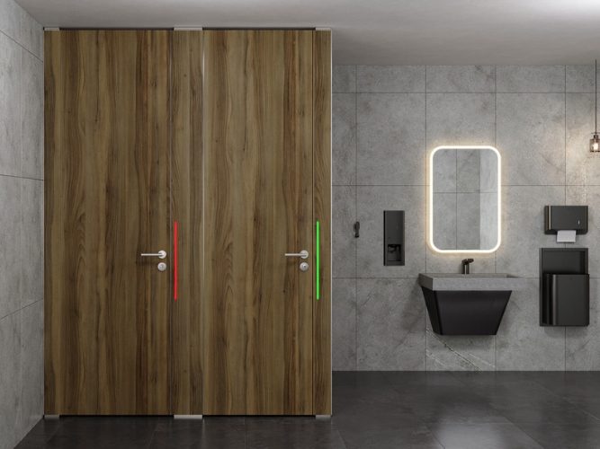 Bradley Euro Style Floor-to-Ceiling Partition Collection | phcppros