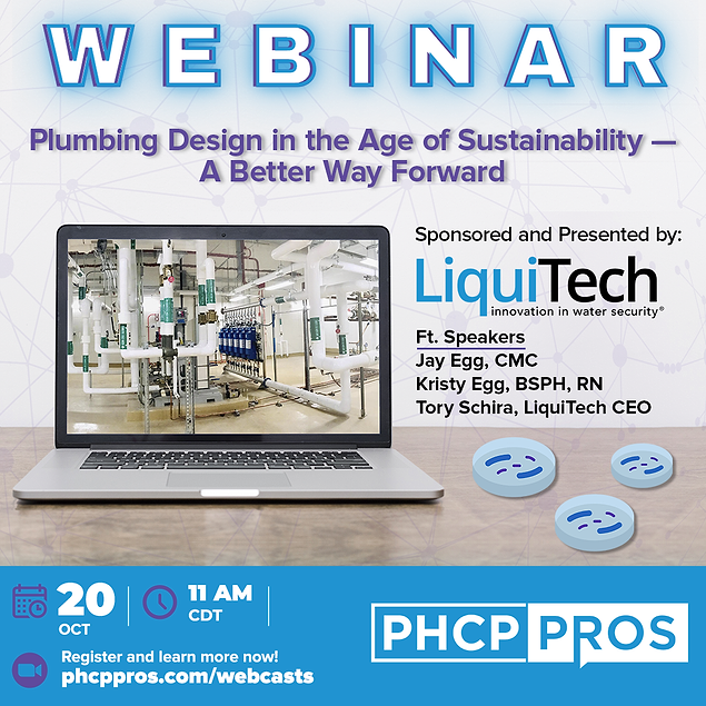 LiquiTech to Sponsor, Present PHCPPros Webinar: "Plumbing Design in the Age of Sustainability ...