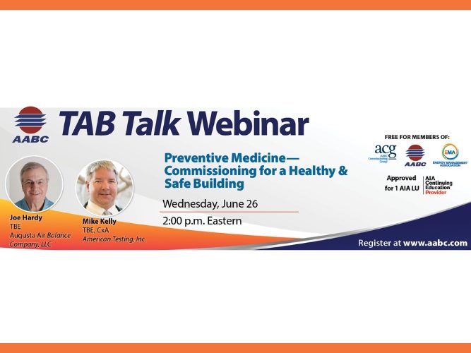 AABC to Hold a TAB Talk Webinar: Preventive Medicine — Commissioning ...
