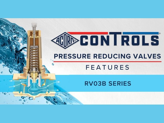 Acorn Controls RV03B Series Large All-Brass Pressure Reducing Valve ...