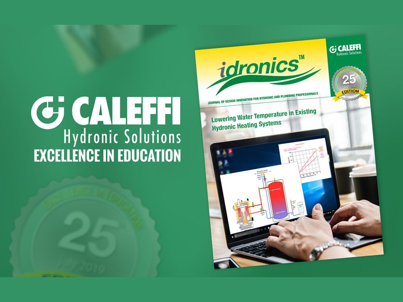 Caleffi Releases 25th Edition of "idronics" | 2019-08-08 | phcppros