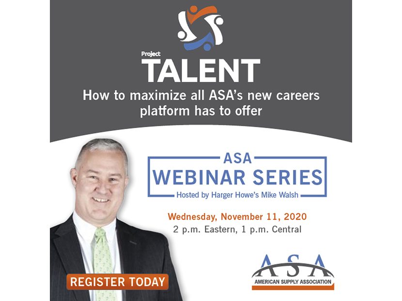 ASA to Host PROJECT TALENT Webinar | 2020-11-10 | phcppros
