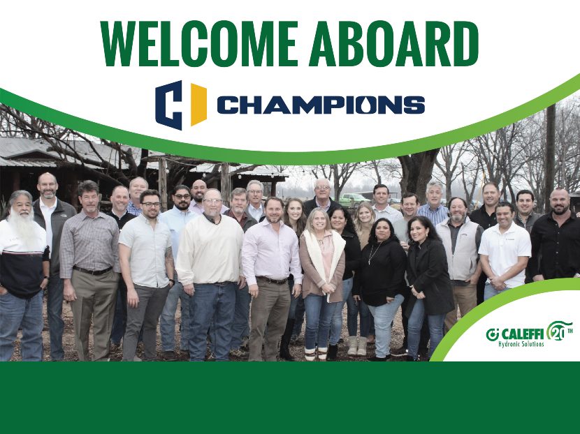 Caleffi Names Champions Marketing to Represent Product Lines | phcppros