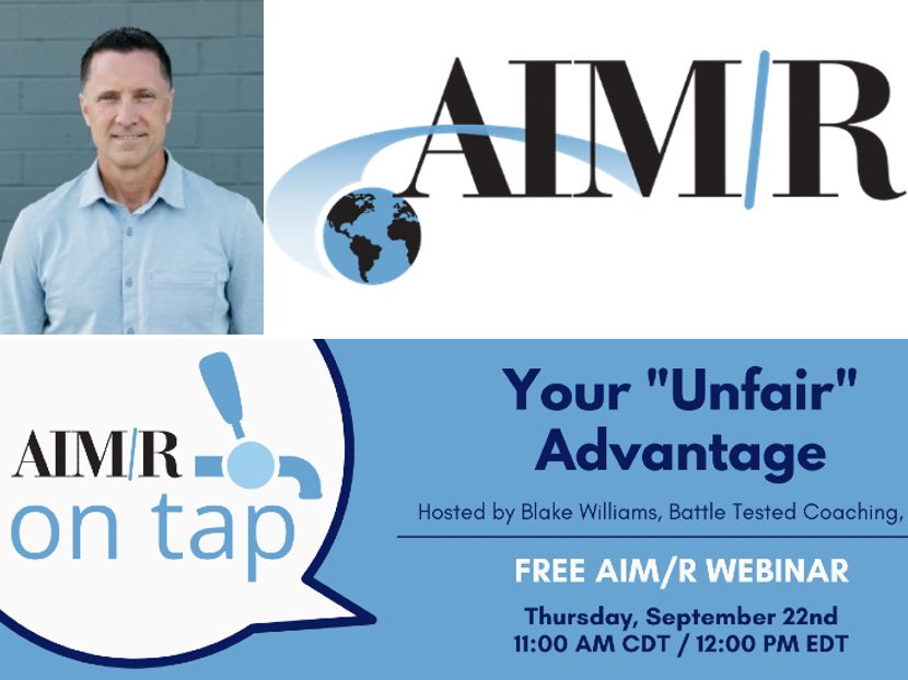 Uncover Your Unfair Advantage with AIM/R on Tap | 2022-09-08 | phcppros