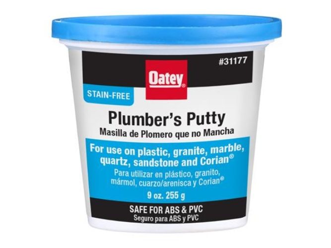 Oatey Co. Stain-Free Plumber’s Putty Compatible with ABS Pipe | phcppros