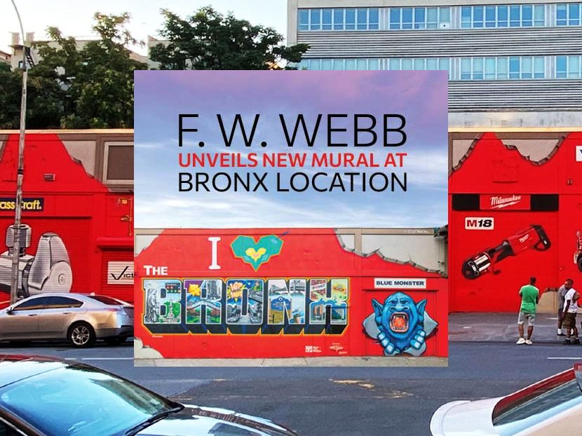 F.W. Webb Unveils New Mural at Bronx Location | phcppros