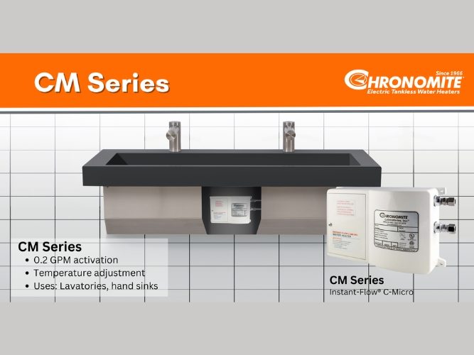 Chronomite Instant-Flow C-Micro Point-of-Use Thermostatic Tankless ...