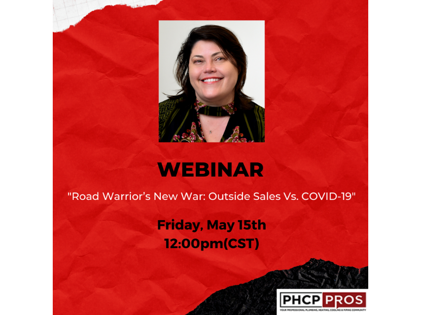 Upcoming PHCPPros Webinar To Address Outside Sales During COVID-19 | 2020-05-12 | phcppros