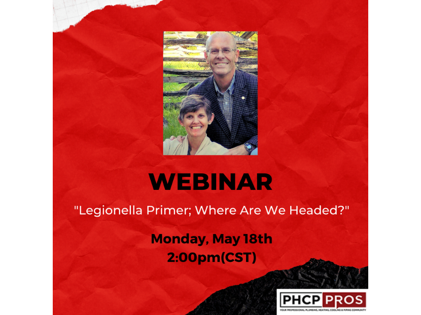 PHCPPros To Host Webinar On The Future Of Legionella | 2020-05-14 | phcppros