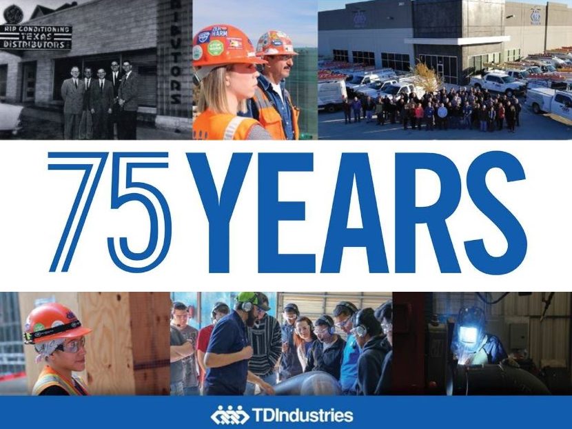 TDIndustries Celebrates 75 Years | 2021-04-15 | phcppros