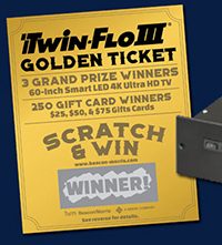 Beacon/Morris announces Twin-Flo III Golden Ticket “scratch and win ...